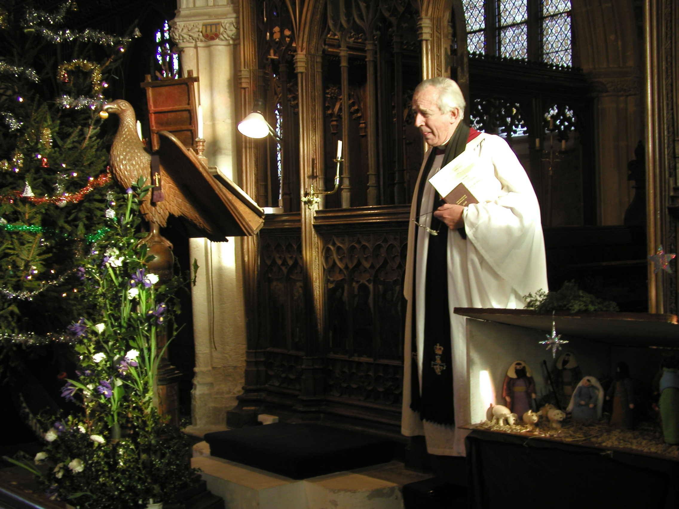 Readers at Carol Service (2009) | Powderham Church