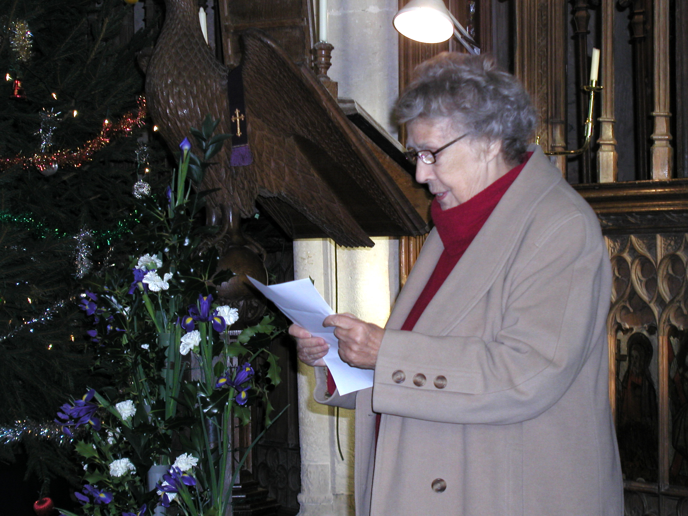 Readers at Carol Service (2009) | Powderham Church